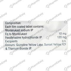 Telekast F Strip Of 15 Tablets: Uses, Side Effects, Price & Dosage ...