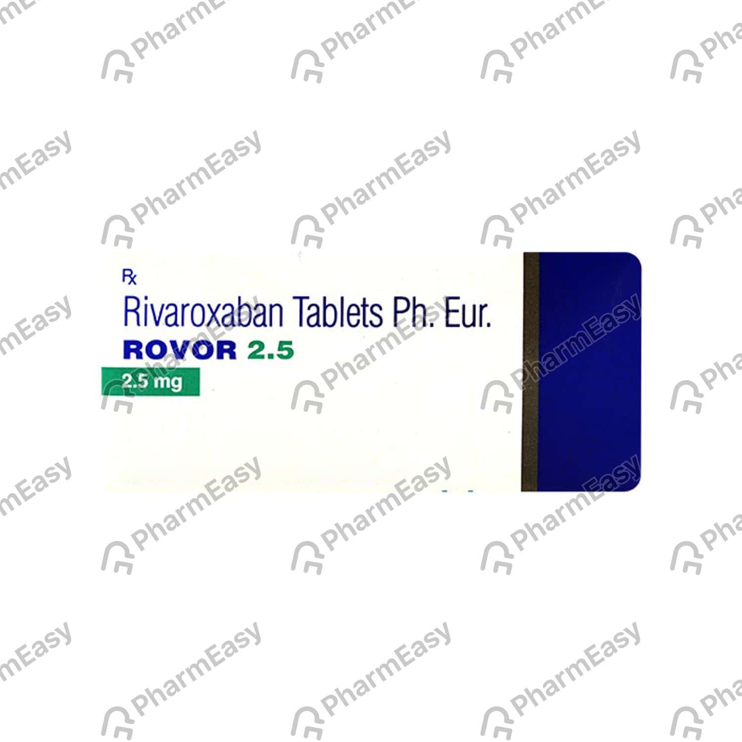 Rovor 2.5 MG Tablet (10): Uses, Side Effects, Price & Dosage | PharmEasy