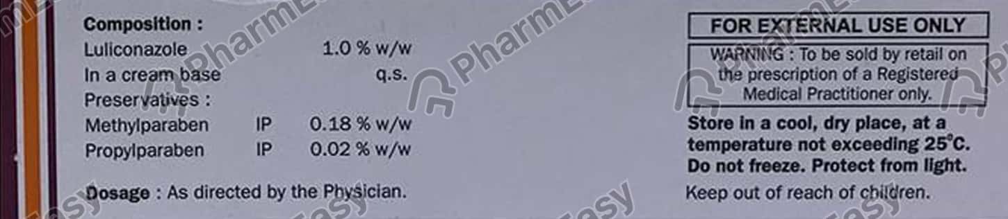 Lzhh 1 % Cream (50): Uses, Side Effects, Price, Dosage & Composition ...