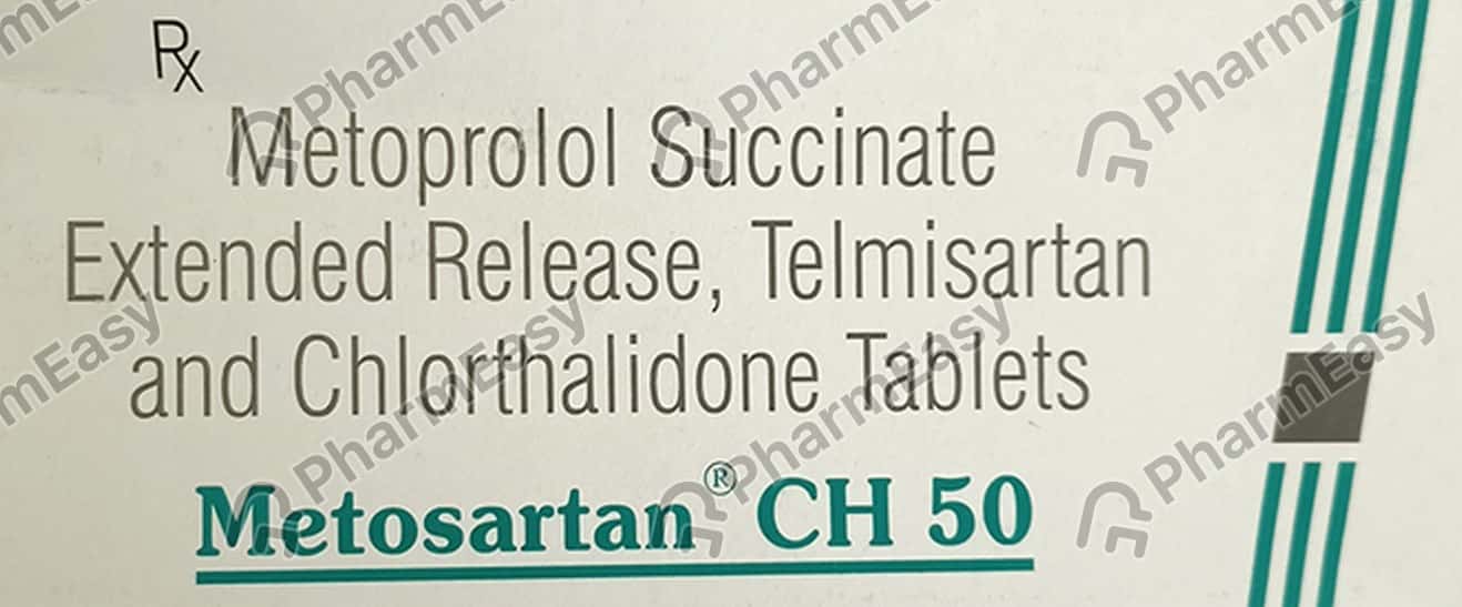 Metosartan Ch 50mg Strip Of 10 Tablets: Uses, Side Effects, Price ...