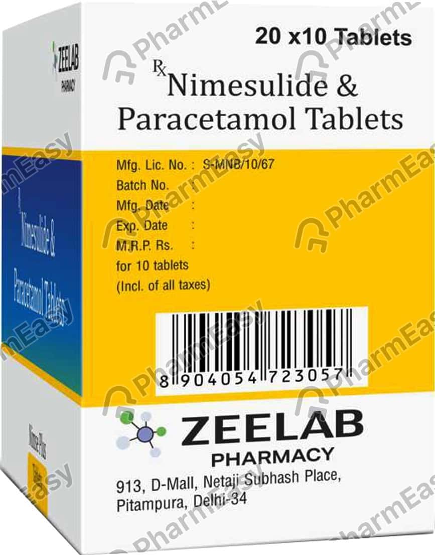 Nimse Plus Strip Of 10 Tablets: Uses, Side Effects, Price & Dosage ...