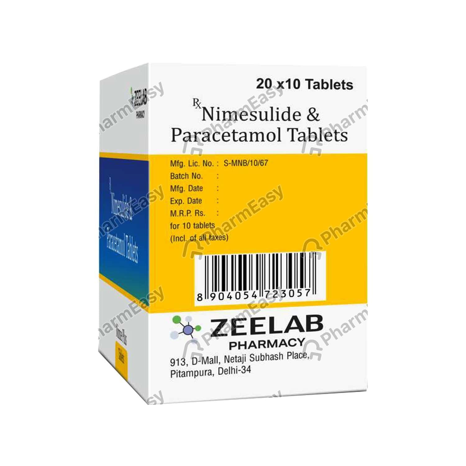 Buy Nimse Plus Strip Of 10 Tablets Online at Flat 18% OFF* | PharmEasy