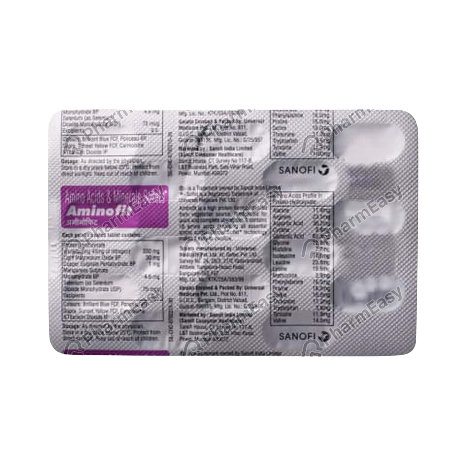 Buy New Aminofit Tablet 15'S Online at Flat 18% OFF* | PharmEasy