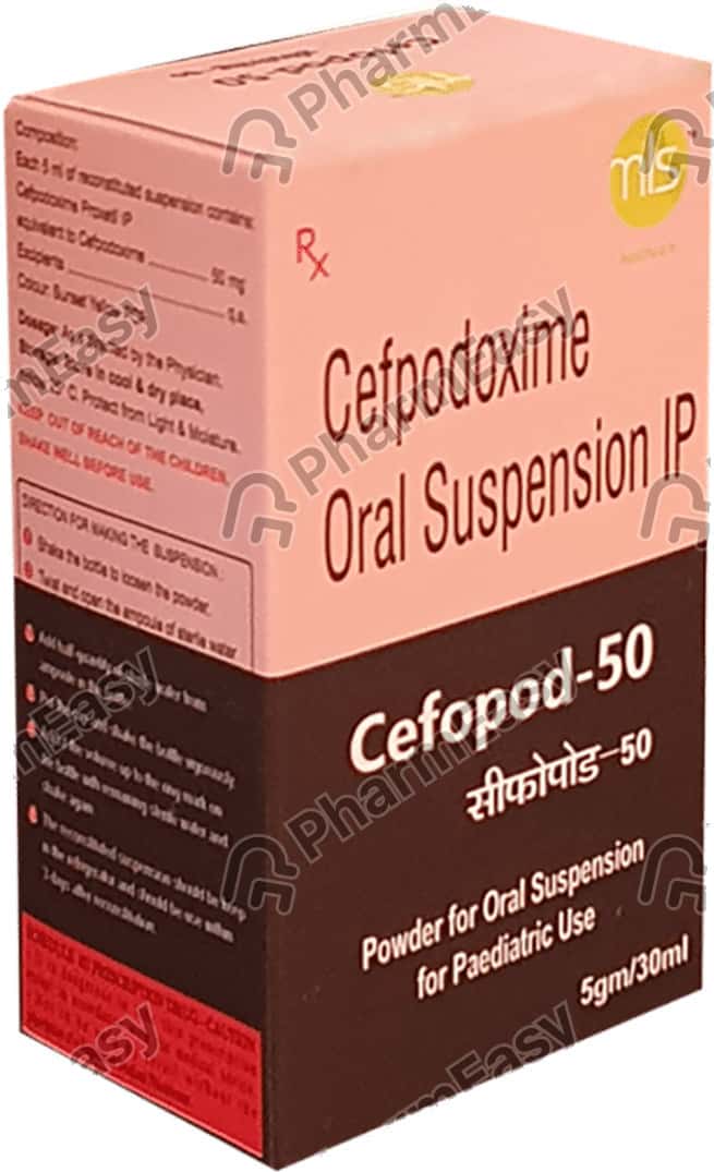 Buy Cefopod 50 MG/5ML Dry Suspension (30) Online at Flat 15% OFF ...