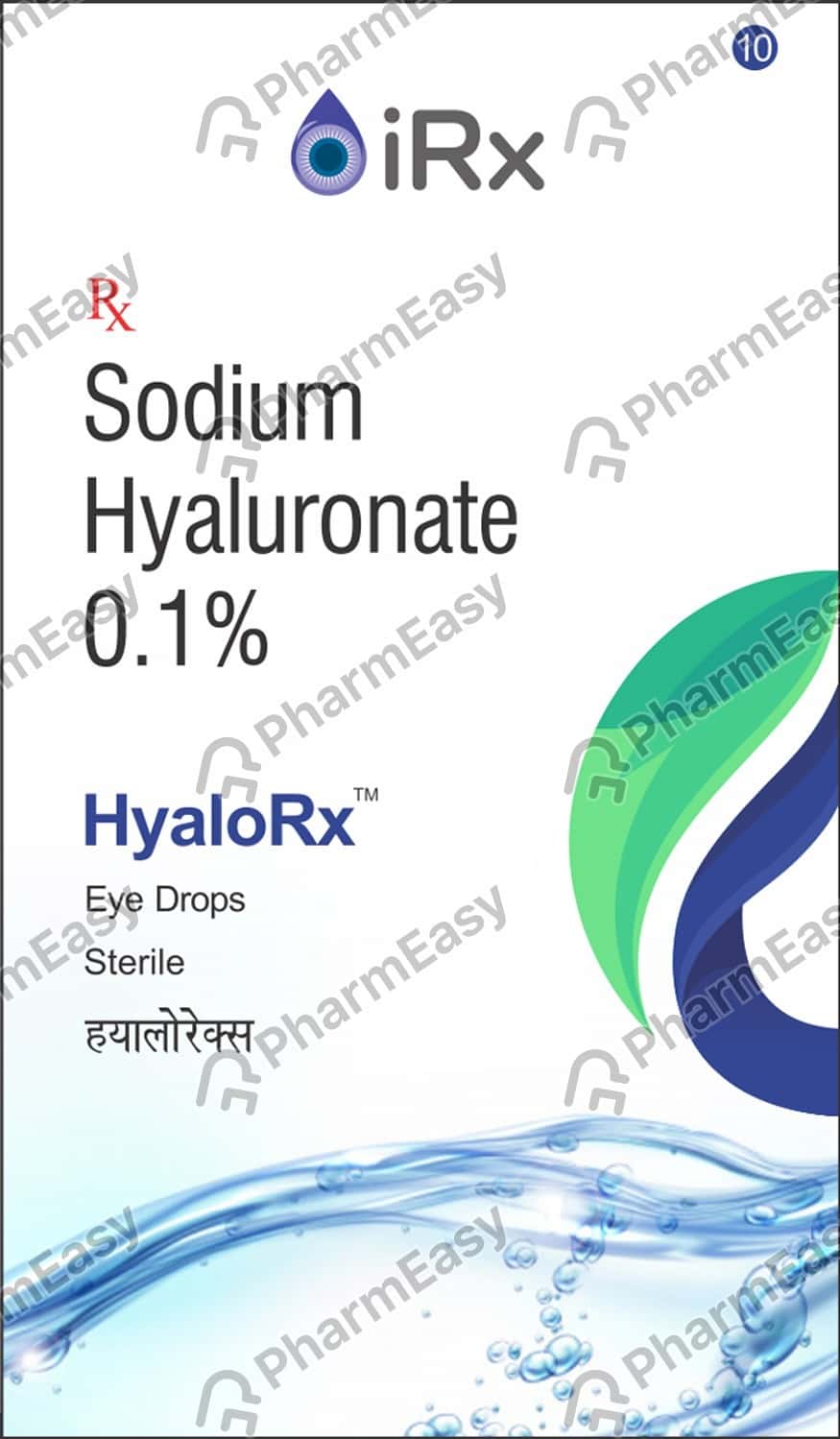 Hyalorx 0.1 %W/V Eye Drop (10): Uses, Side Effects, Price & Dosage ...