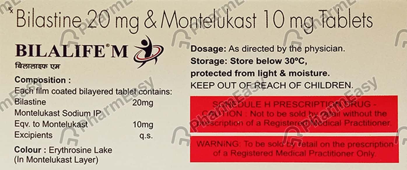 Bilalife M Strip Of 10 Tablets: Uses, Side Effects, Price & Dosage ...