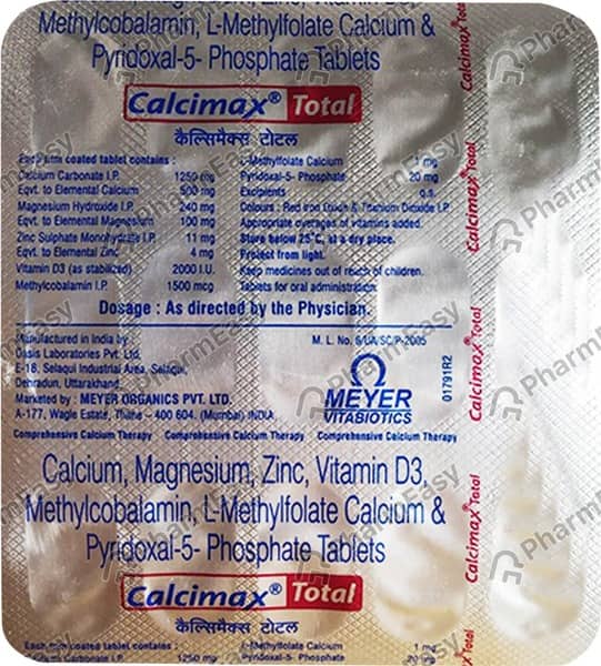 Buy CALCIMAX K2 PLUS STRIP OF 15 TABLETS Online & Get Upto 60% OFF at ...