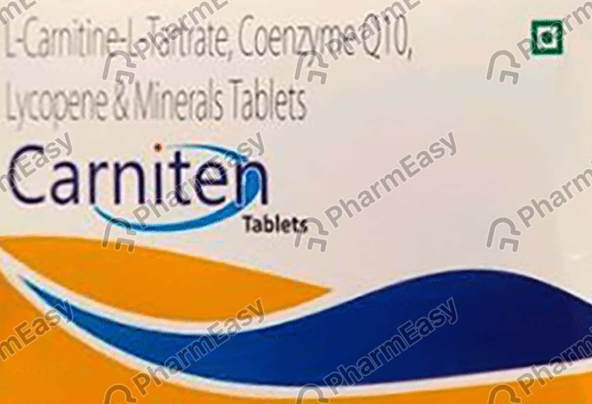 Buy Carniten Strip Of 10 Tablets Online at Flat 15% OFF | PharmEasy