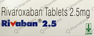 Rivaban 2.5 MG Tablet (14): Uses, Side Effects, Price & Dosage | PharmEasy