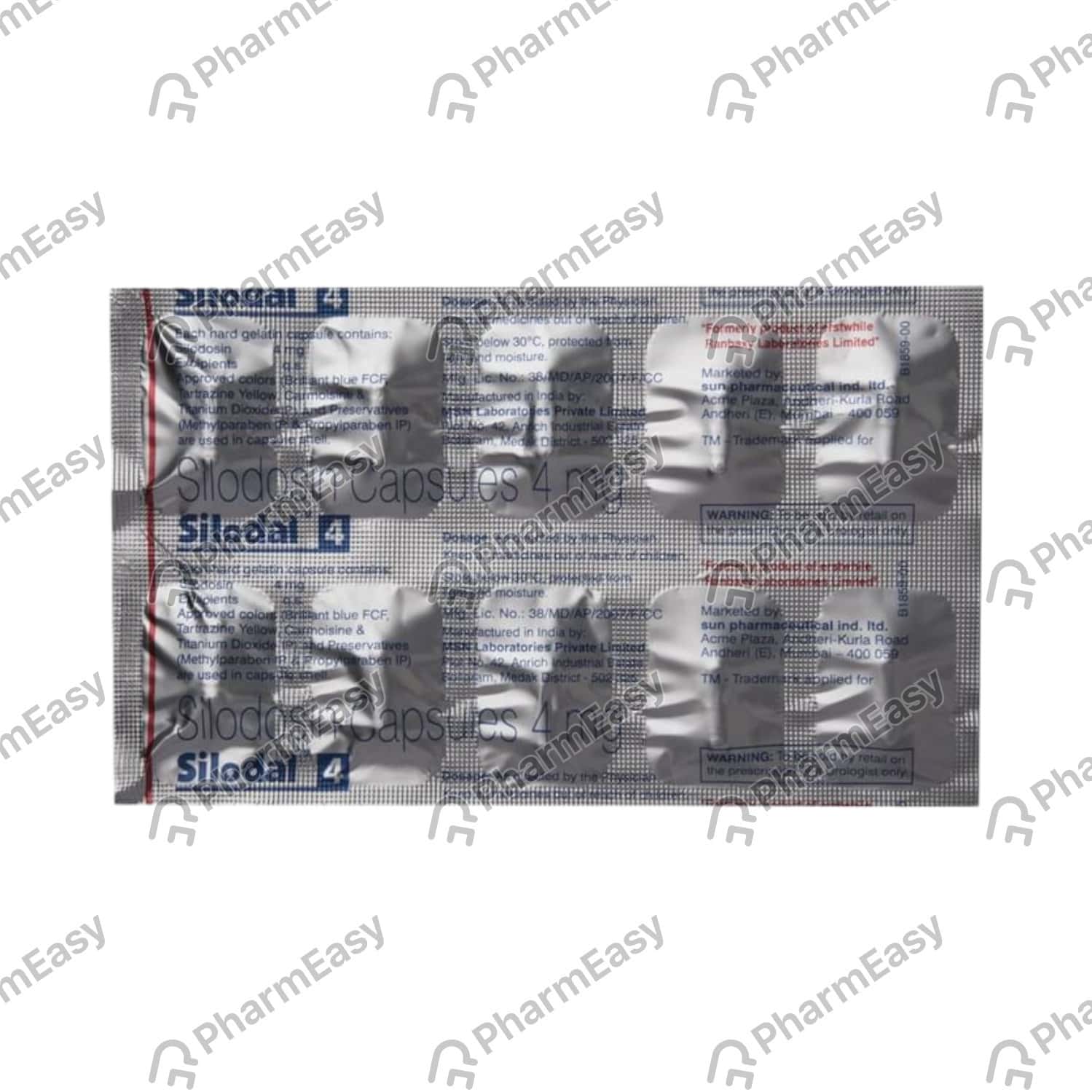 Silodal 4 MG Tablet (10): Uses, Side Effects, Price & Dosage | PharmEasy