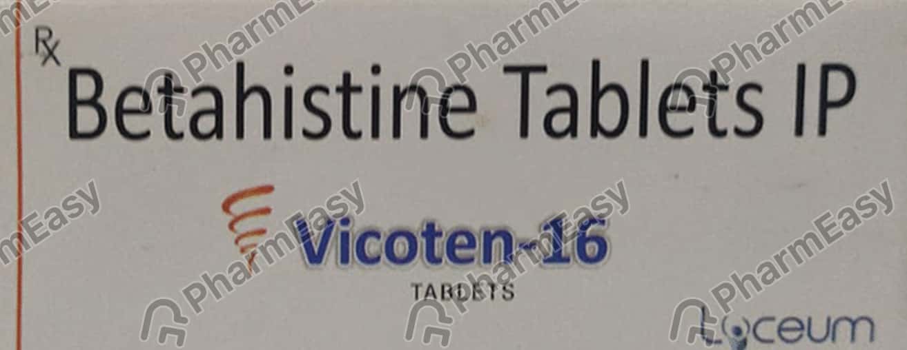Vicoten 16 MG Tablet (10): Uses, Side Effects, Price & Dosage | PharmEasy