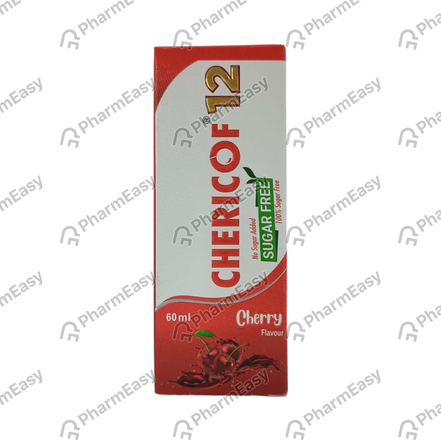 Buy Chericof 12 Cherry Flavour Sugar Free Bottle Of 60ml Suspension ...