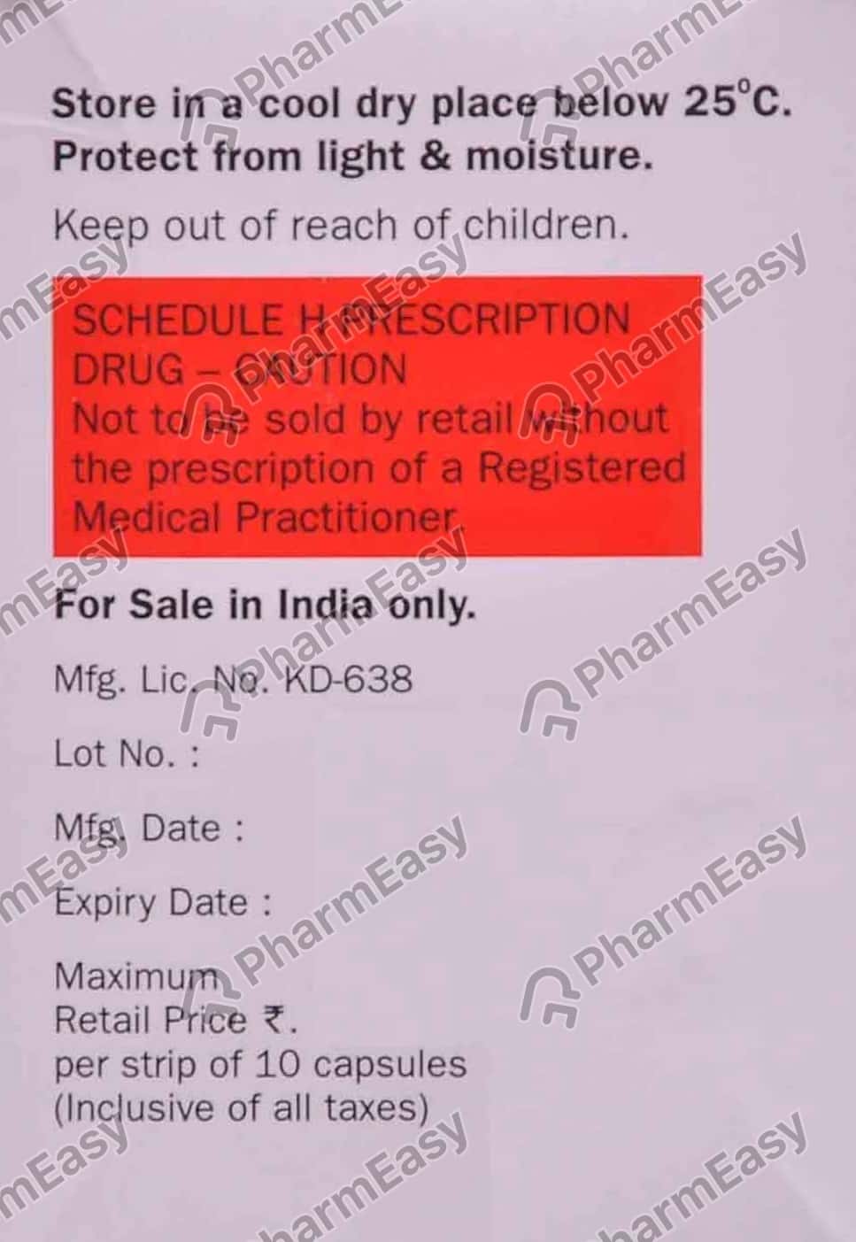 Neksium D 20mg Strip Of 10 Capsules: Uses, Side Effects, Price & Dosage ...