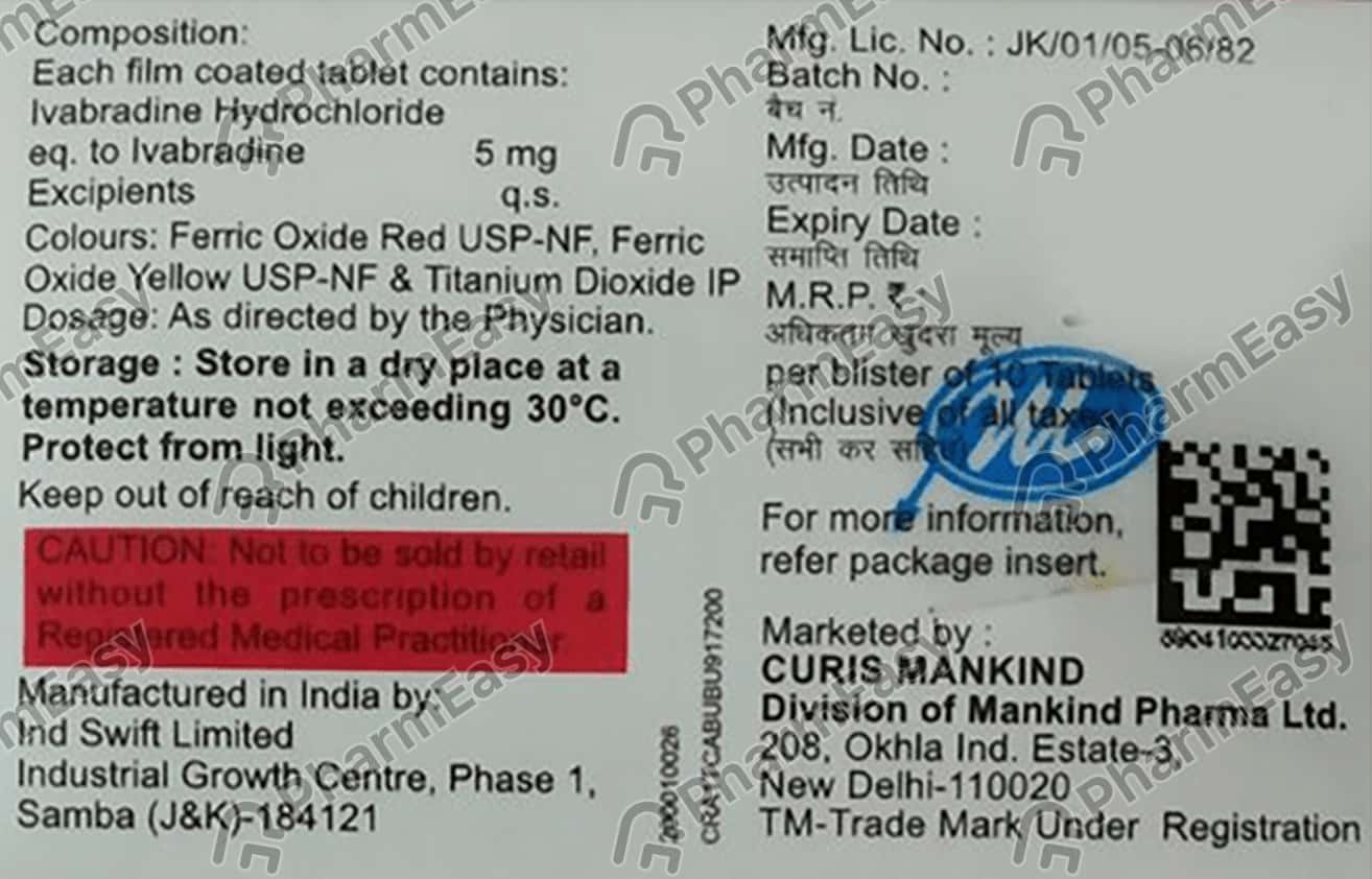 Corabrad 5 MG Tablet (10): Uses, Side Effects, Price & Dosage | PharmEasy