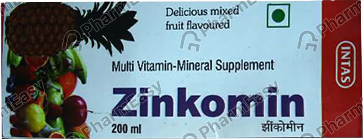 Buy Zinkomin Delicious Mixed Fruit Flavour Bottle Of 200ml Syrup Online ...