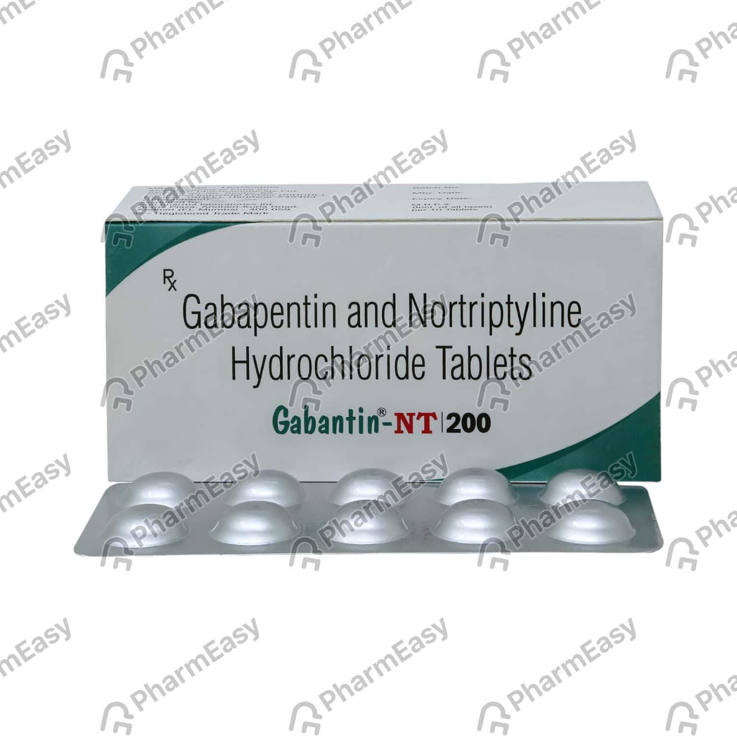 Gabantin Nt 200mg Strip Of 10 Tablets: Uses, Side Effects, Price ...