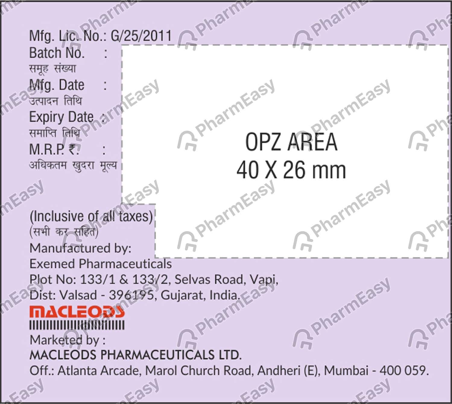 Sitadapa 100/10mg Strip Of 10 Tablets: Uses, Side Effects, Price ...