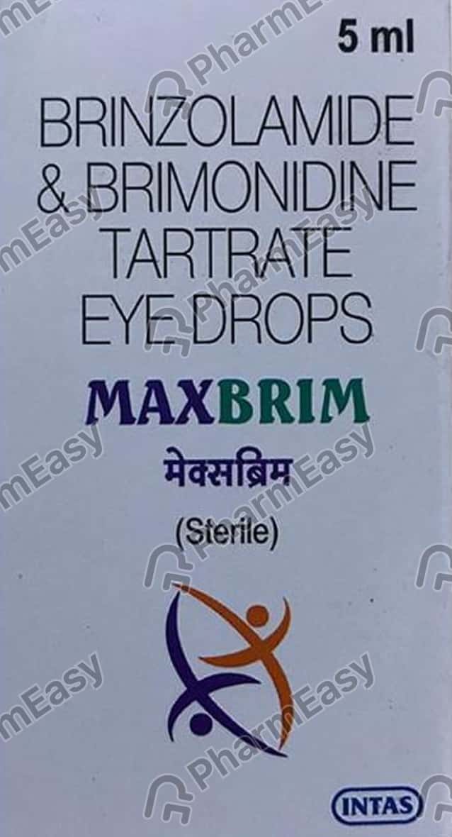 Maxbrim Bottle Of 5ml Eye Drops: Uses, Side Effects, Price & Dosage ...