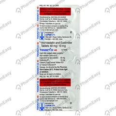 Tonact Ez 40mg Strip Of 10 Tablets: Uses, Side Effects, Price & Dosage ...