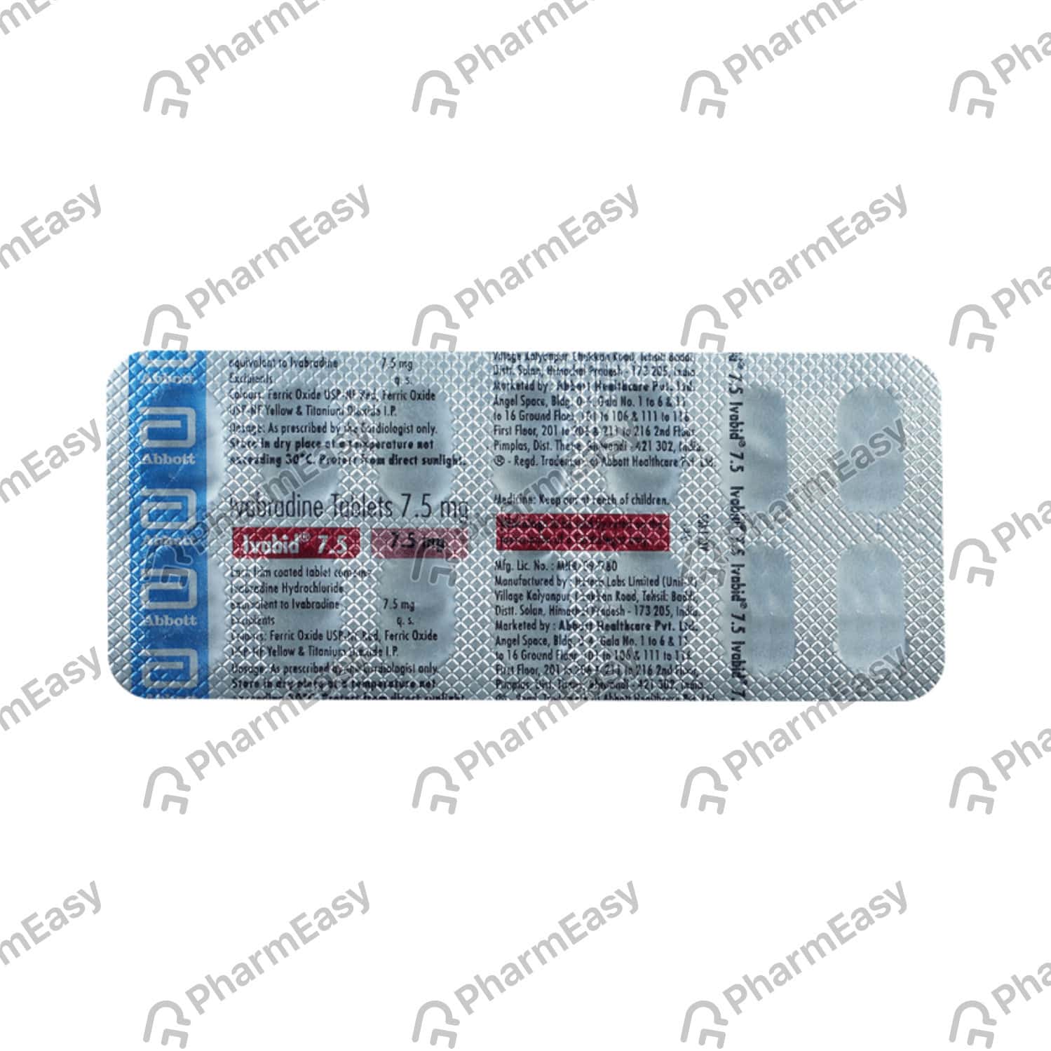 Buy Ivabid 7.5 MG Tablet (15) Online at Flat 15% OFF | PharmEasy