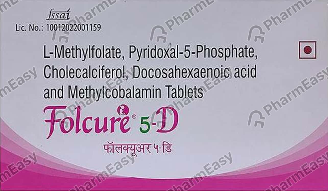 Buy Folcure 5 D Strip Of 10 Tablets Online at Flat 15% OFF | PharmEasy