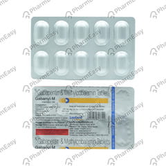 Buy Gabanyl M Strip Of 10 Tablets Online at Flat 15% OFF | PharmEasy