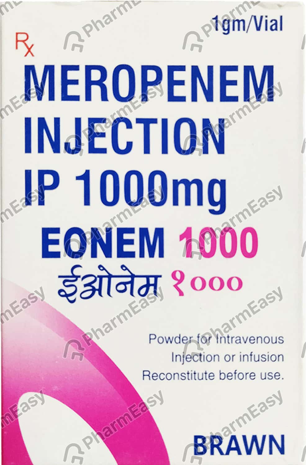 Buy Eonem 1 G Powder For Injection (1) Online at Flat 15% OFF | PharmEasy
