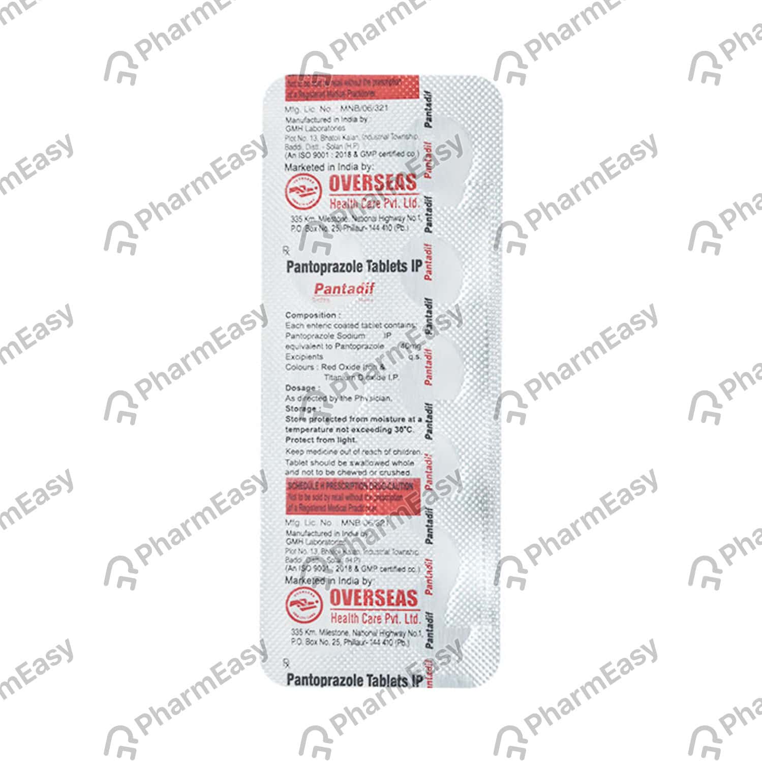 Pantadif 40 MG Tablet (10): Uses, Side Effects, Price & Dosage | PharmEasy