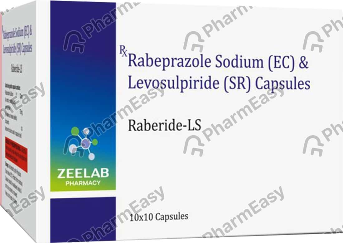Raberide Ls Strip Of 10 Capsules: Uses, Side Effects, Price & Dosage ...