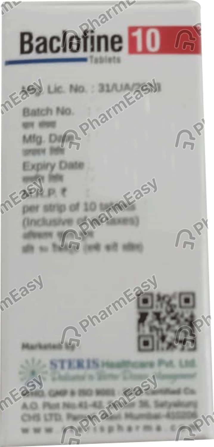 Buy Baclofine 10 MG Tablet (10) Online at Flat 15% OFF | PharmEasy