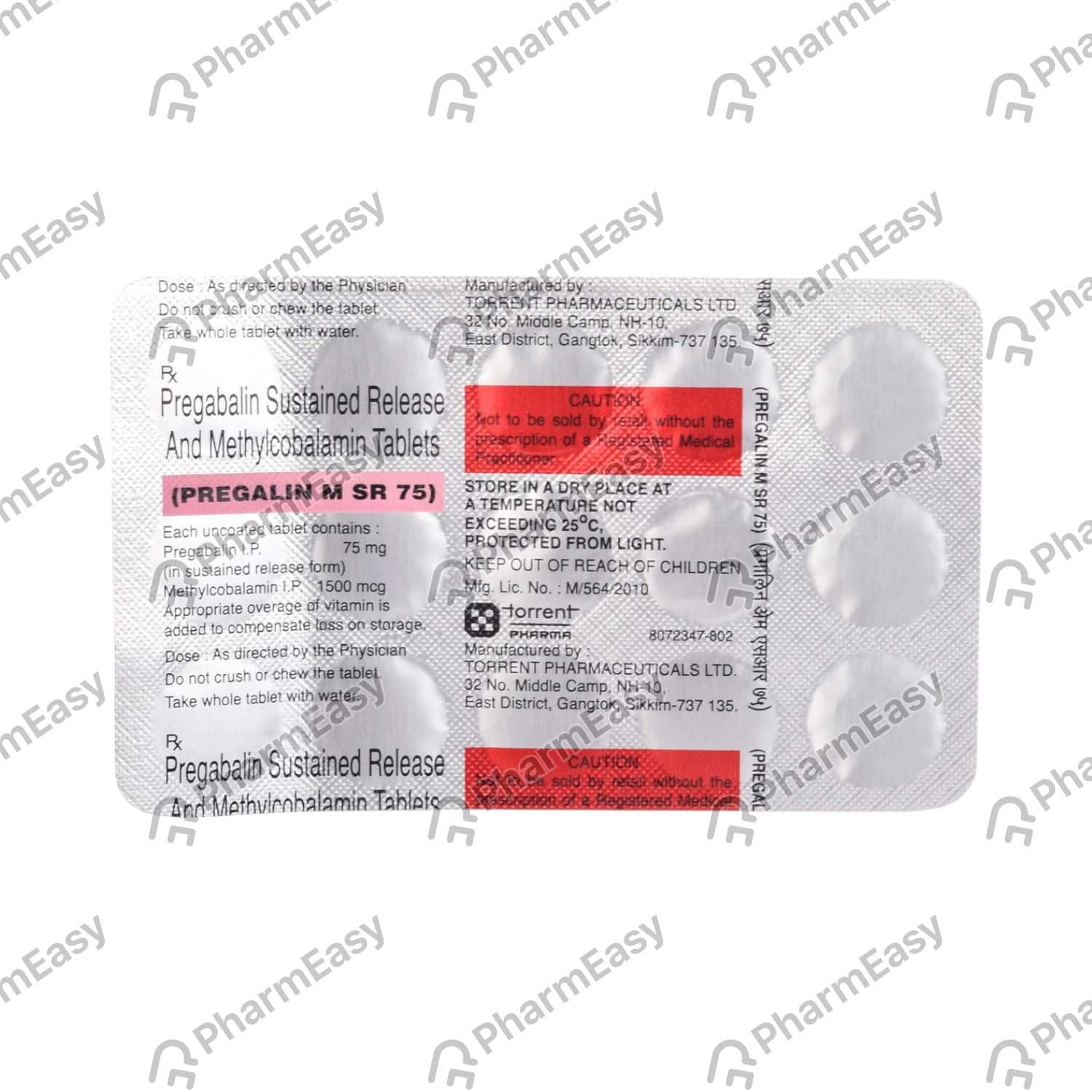 Pegabanyl M 75mg Sr Strip Of 10 Tablets: Uses, Side Effects, Price ...