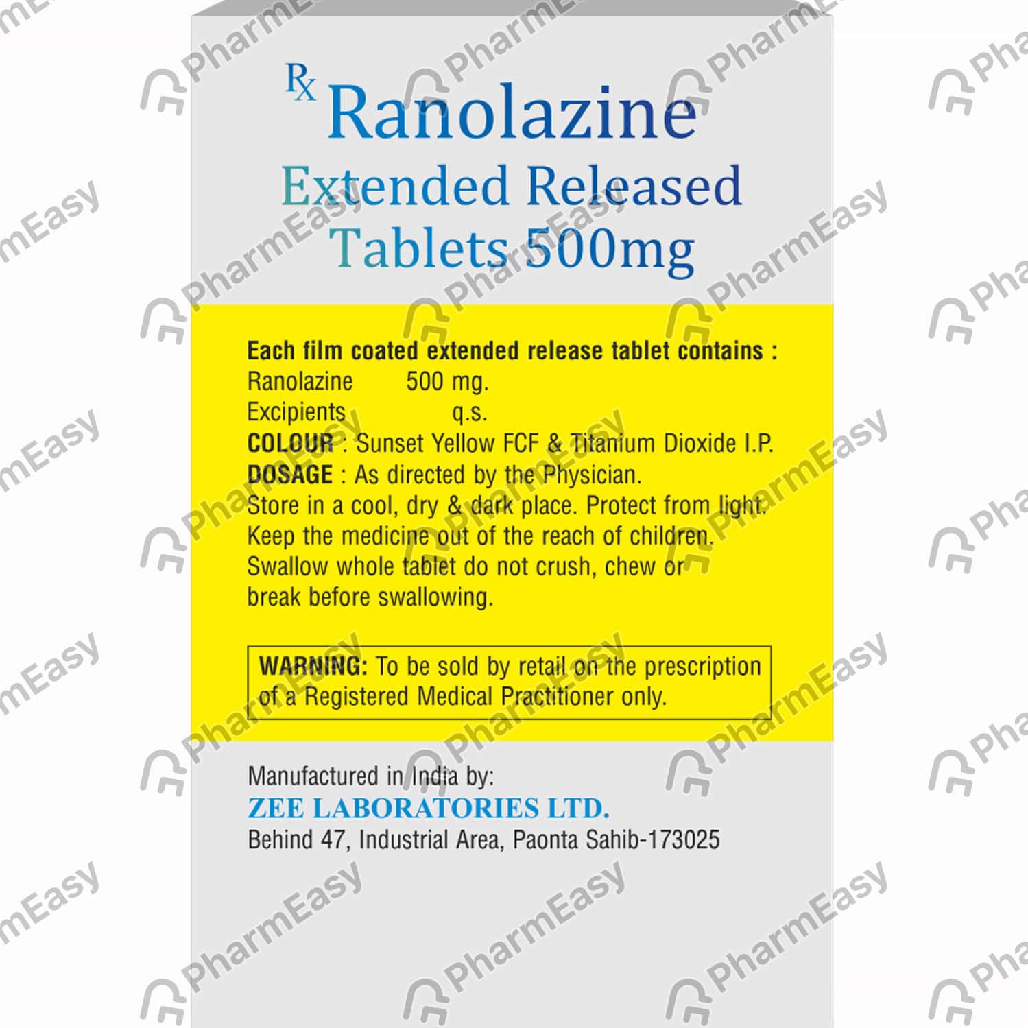Buy Rozo Er 500 MG Tablet (10) Online at Flat 15% OFF | PharmEasy
