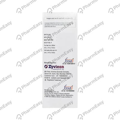 Buy Zyvizest Bottle Of 200ml Syrup Online at Flat 15% OFF | PharmEasy
