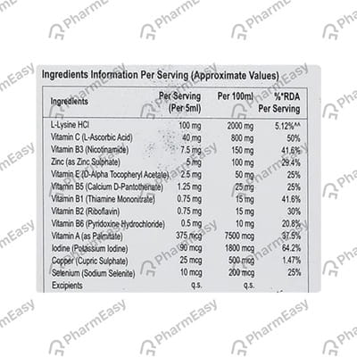 Buy Zyvizest Bottle Of 200ml Syrup Online at Flat 15% OFF | PharmEasy