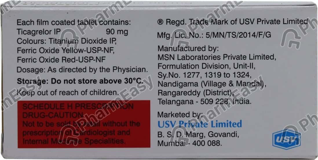 Ticaspan 90 MG Tablet (10): Uses, Side Effects, Price & Dosage | PharmEasy