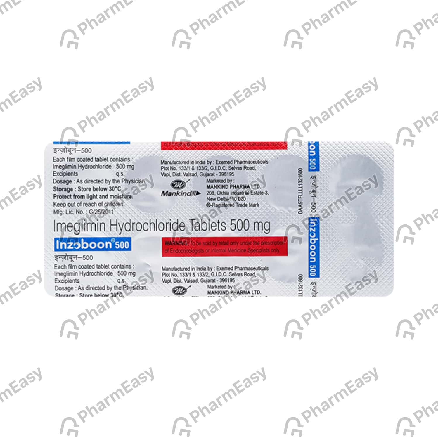 Inzoboon 500 MG Tablet (10): Uses, Side Effects, Price & Dosage | PharmEasy