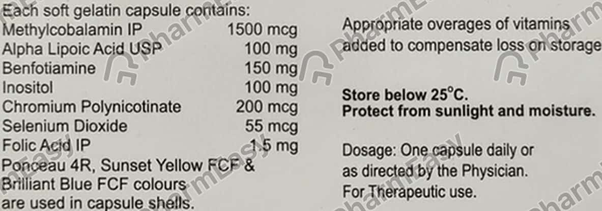 Buy Neurica B Strip Of 10 Capsules Online at Flat 15% OFF | PharmEasy