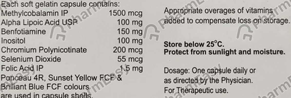 Buy Neurica B Strip Of 10 Capsules Online at Flat 15% OFF | PharmEasy
