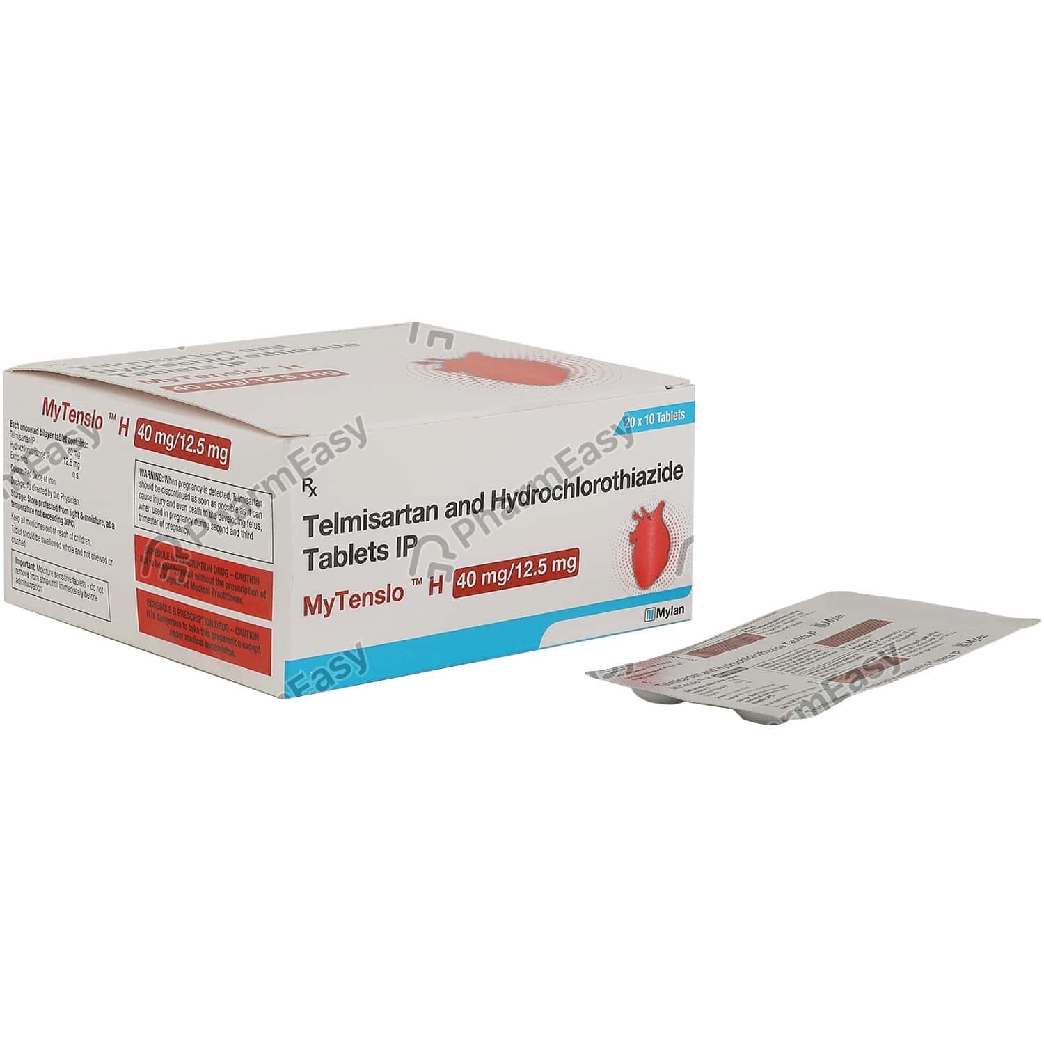 Mytenslo H Strip Of 10 Tablets: Uses, Side Effects, Price & Dosage ...