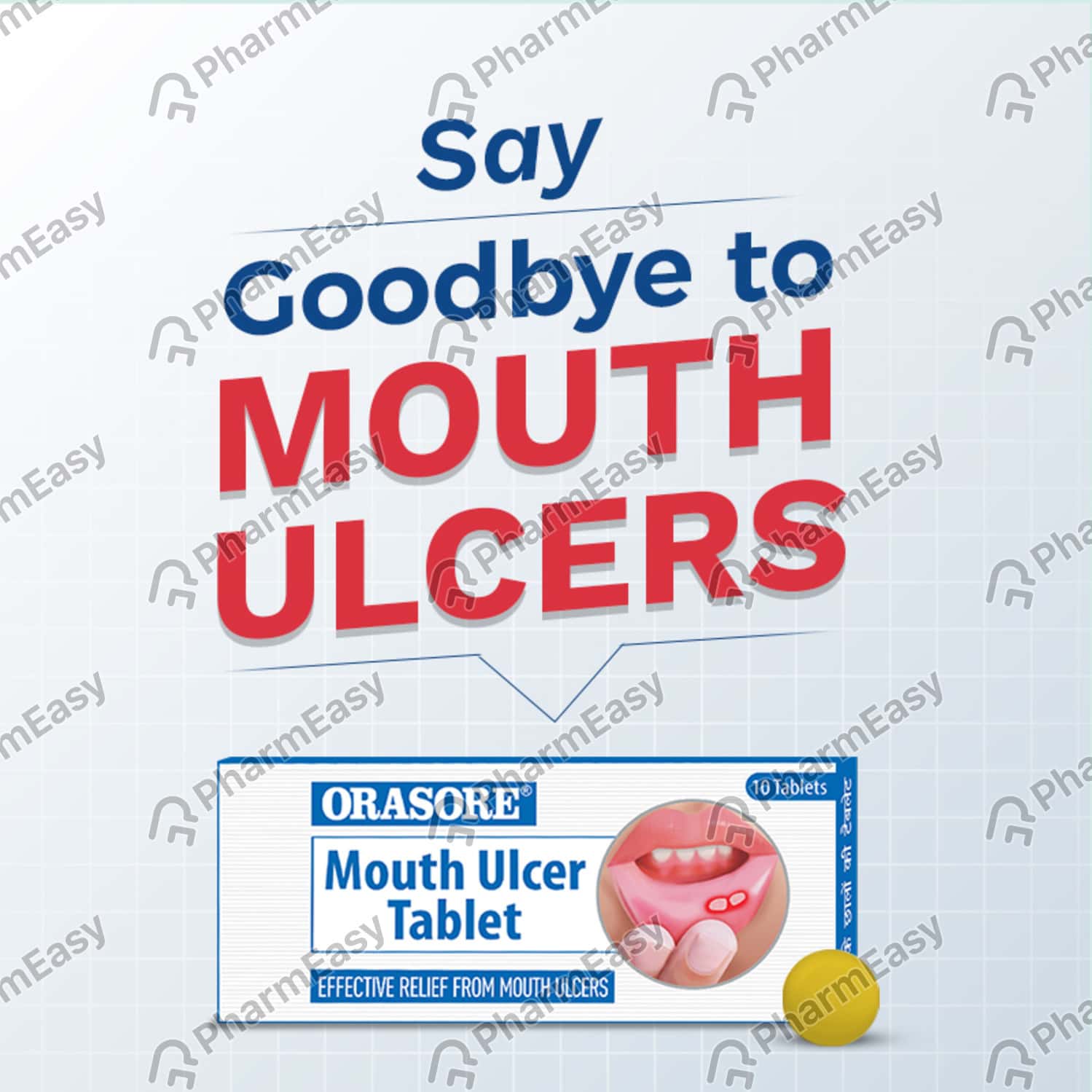 Buy Orasore Strip Of 10 Mouth Ulcer Tablets Online at Flat 15% OFF ...