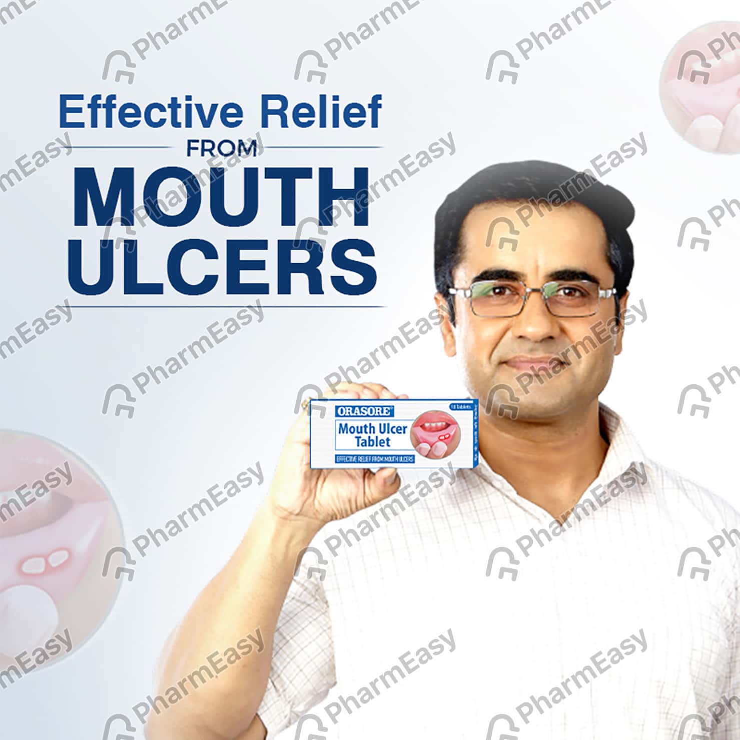 Buy Orasore Strip Of 10 Mouth Ulcer Tablets Online at Flat 15% OFF ...