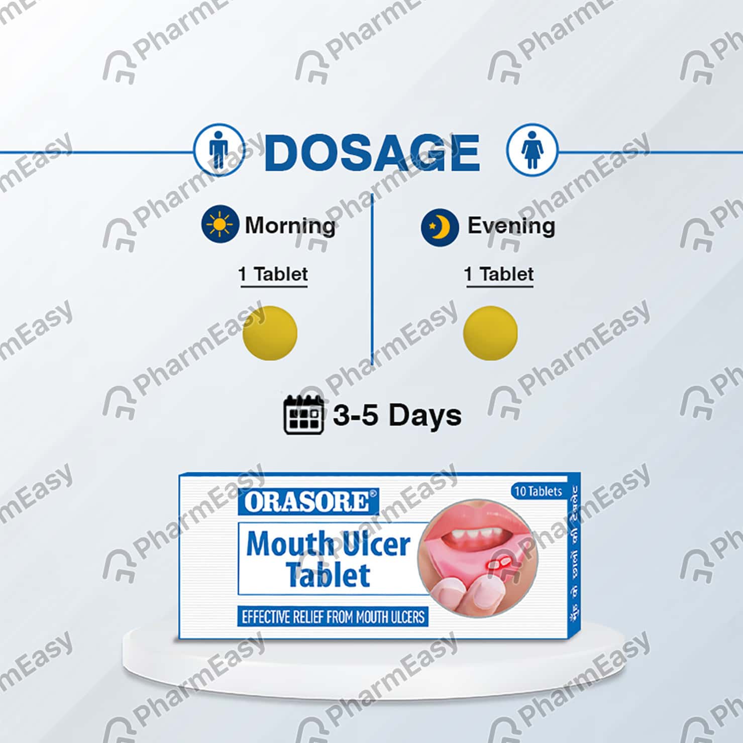 Buy Orasore Strip Of 10 Mouth Ulcer Tablets Online at Flat 15% OFF ...