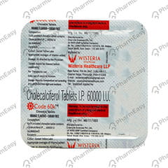 D Code 60k 60000 IU Chewable Tablet (4): Uses, Side Effects, Price ...