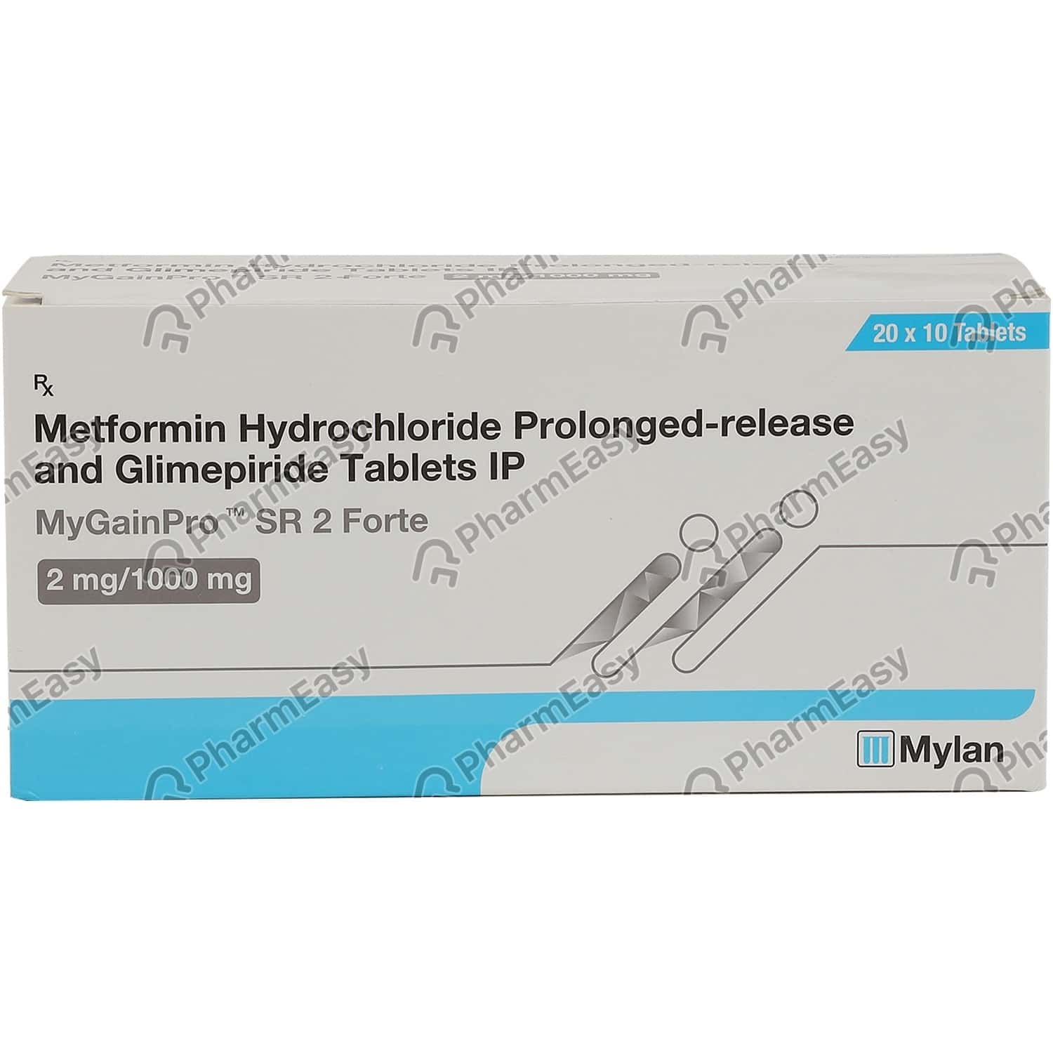 Mygain Pro Sr 2mg Forte Strip Of 10 Tablets: Uses, Side Effects, Price ...