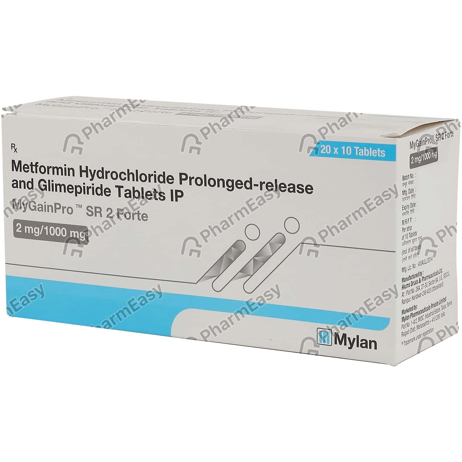 Mygain Pro Sr 2mg Forte Strip Of 10 Tablets: Uses, Side Effects, Price & Dosage | PharmEasy