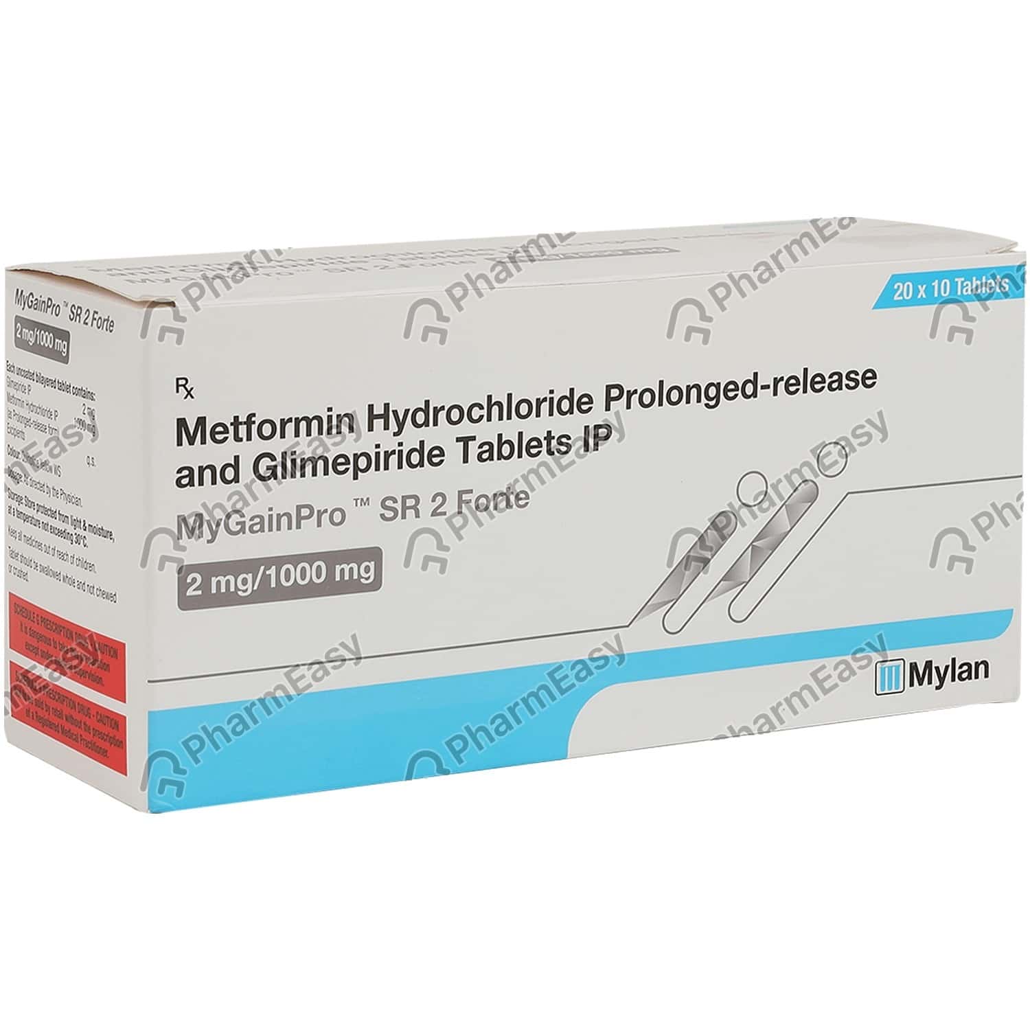 Mygain Pro Sr 2mg Forte Strip Of 10 Tablets: Uses, Side Effects, Price ...