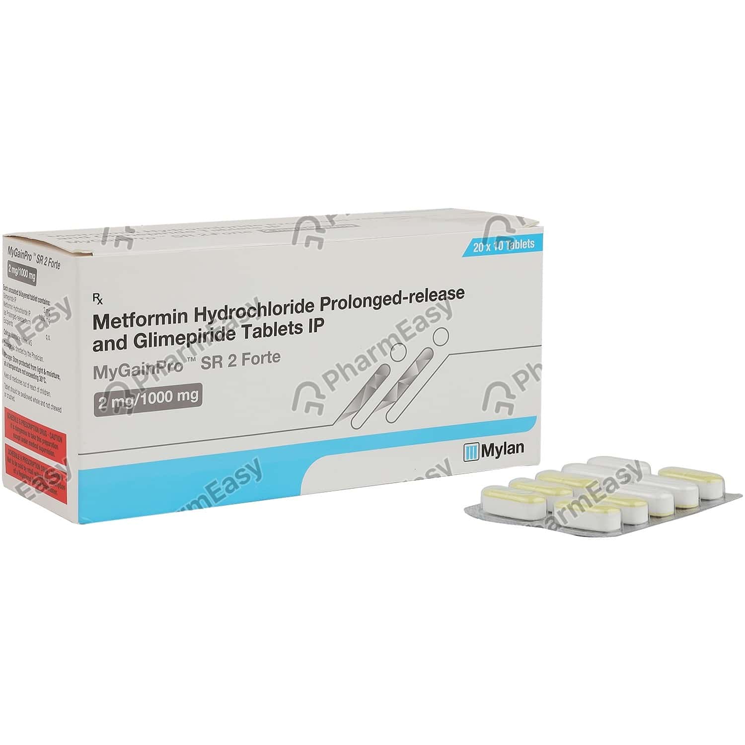 Mygain Pro Sr 2mg Forte Strip Of 10 Tablets: Uses, Side Effects, Price & Dosage | PharmEasy
