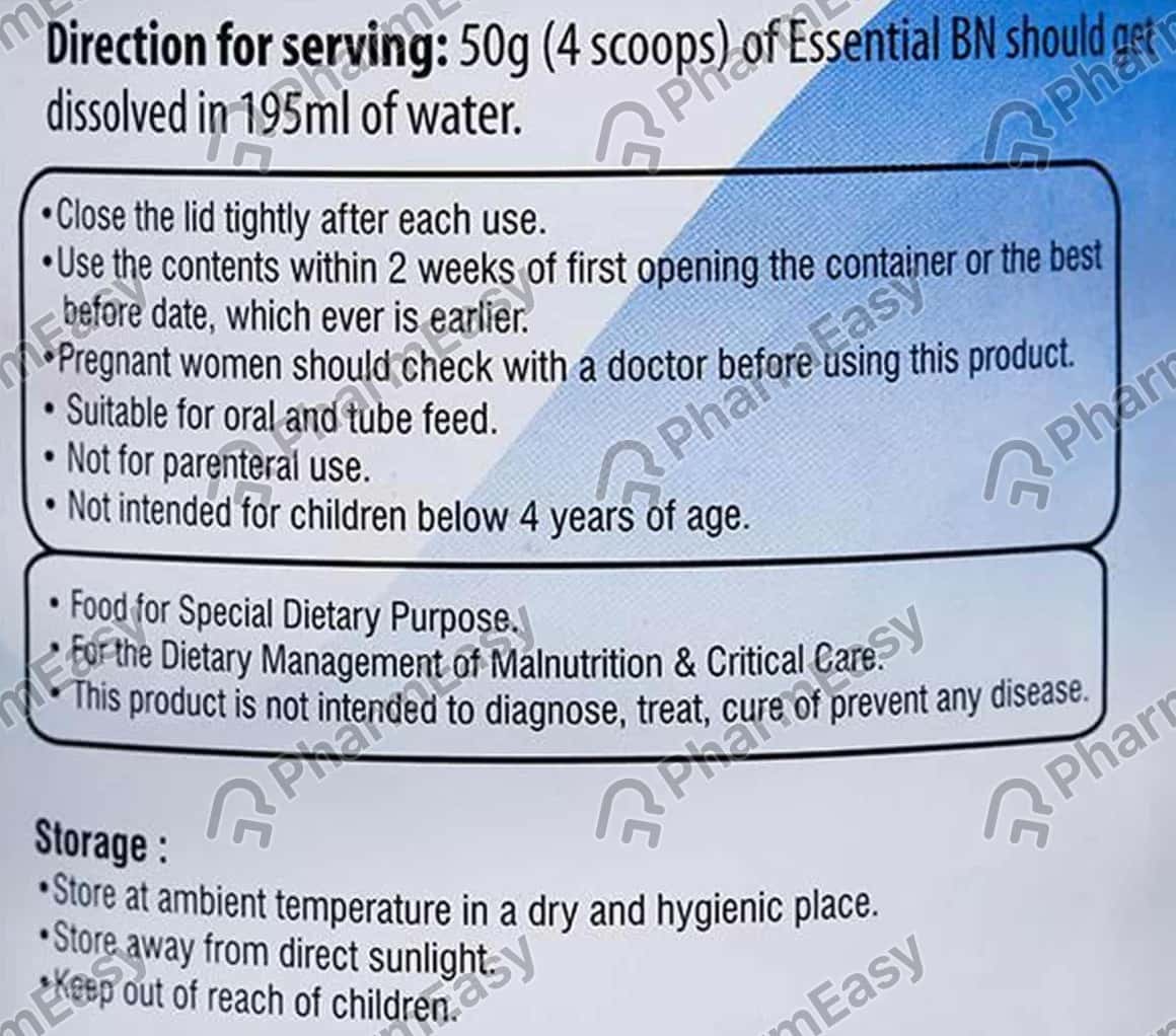 Buy ESSENTIAL BN VANILLA JAR POWDER 400 GM Online & Get Upto 60% OFF at ...