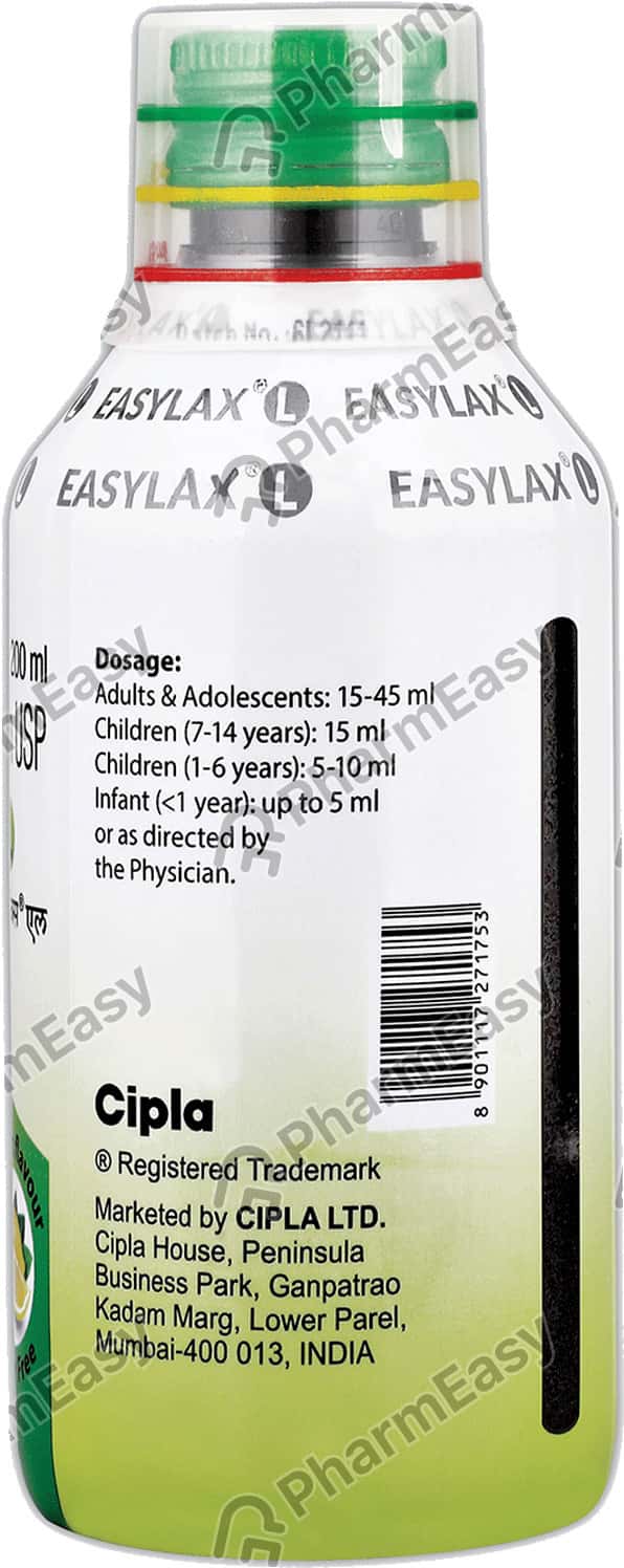 Easylax L 10 GM/15ML Oral Solution (100): Uses, Side Effects, Price ...