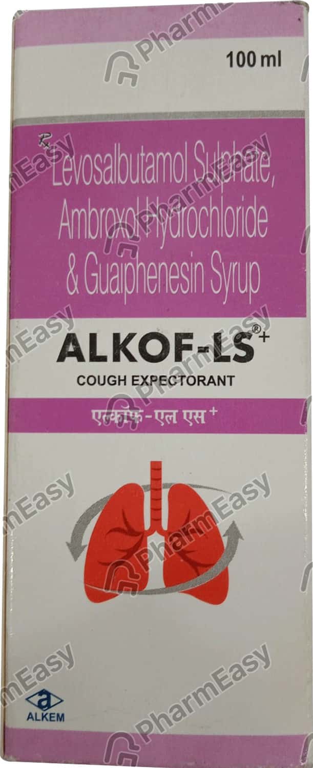 Alkof Ls Plus Bottle Of 100ml Syrup: Uses, Side Effects, Price & Dosage ...